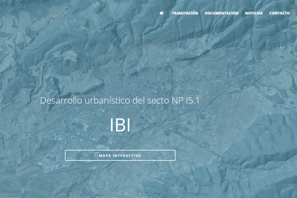 Mapa interactivo con información gráfica del sector NPI5.1 – IBIAE