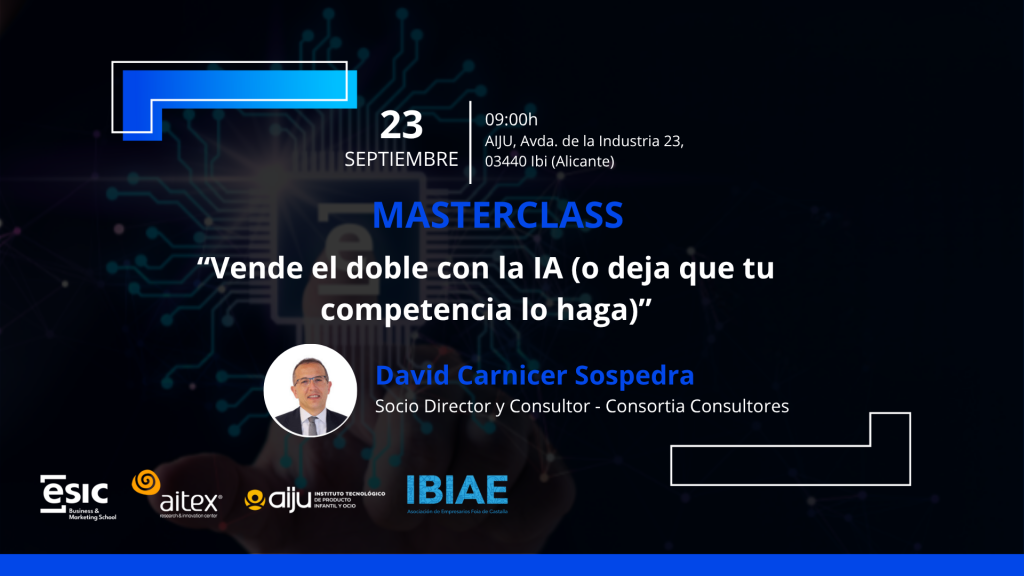 Masterclass en Ibi: Vende el doble con la IA (o deja que tu competencia lo haga) – IBIAE